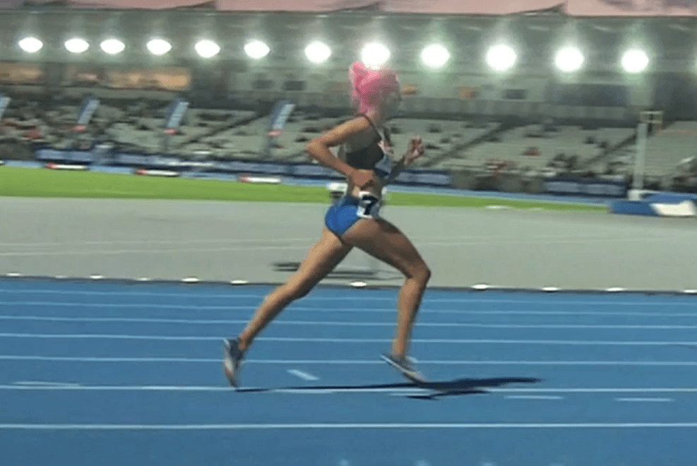 Running Technique Observations: Olympian Victoria Mitchell | Kinetic ...