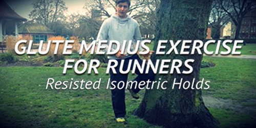 Isometric Glute Medius Exercise for Runners - Wall Push Drill