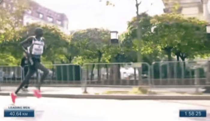 Marathon WR in Slow Motion: Dennis Kimetto Running Form | Kinetic ...