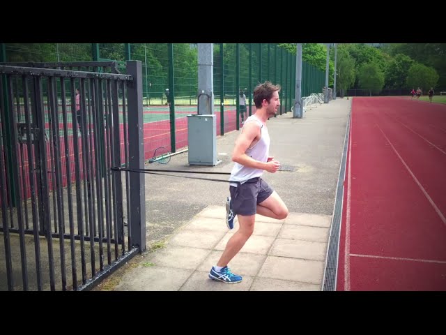 Running Technique Drill: Resisted Running on the Spot | Kinetic Revolution